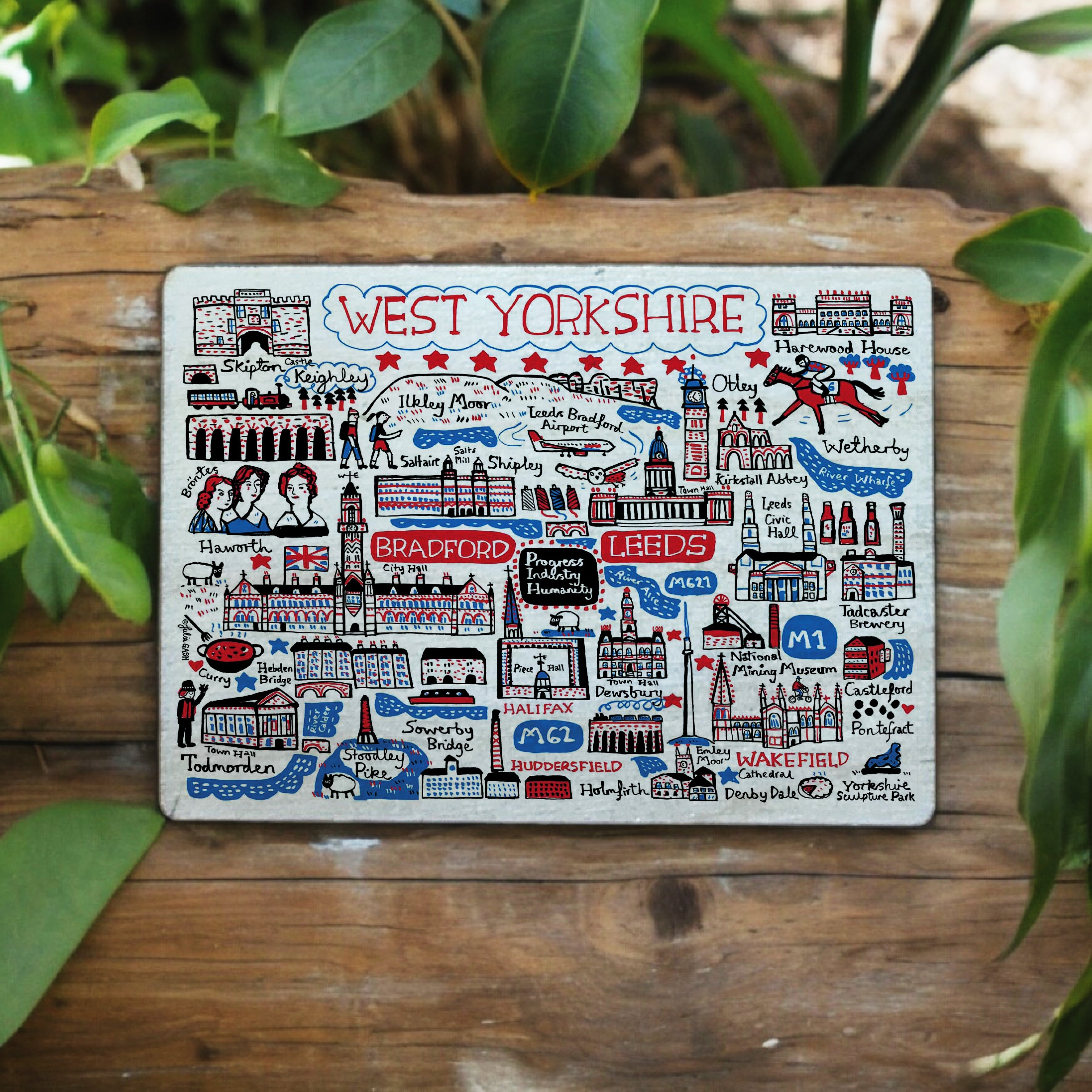 Julia Gash - Wooden Magnet – The Sugar Shed Ltd